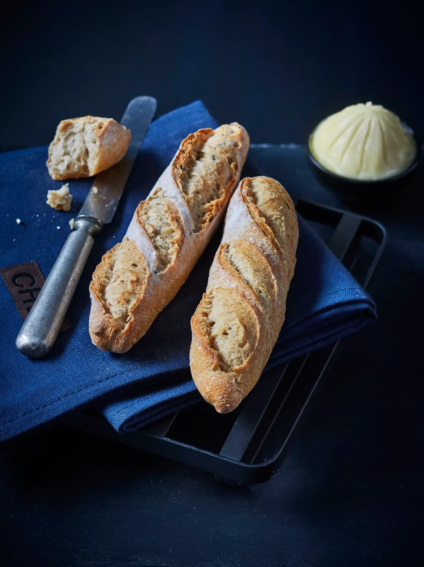Mini Stokbrood Campagne met zaden 45g | Vandemoortele Professional