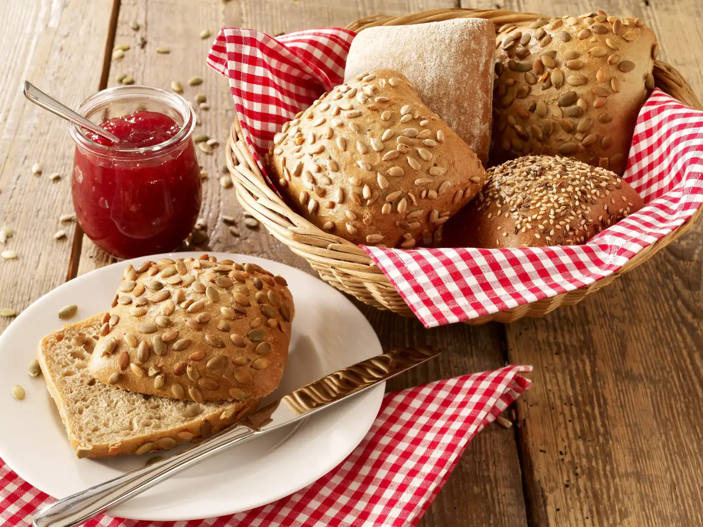 Banquet d'Or® - Bruin meergranen carré broodje (doos 100x85 G) B687 ...